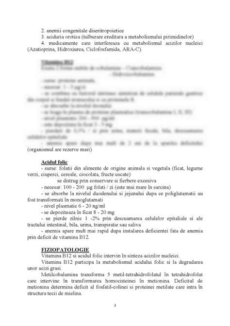 Referat Anemia Megaloblastica și Biermer 280808