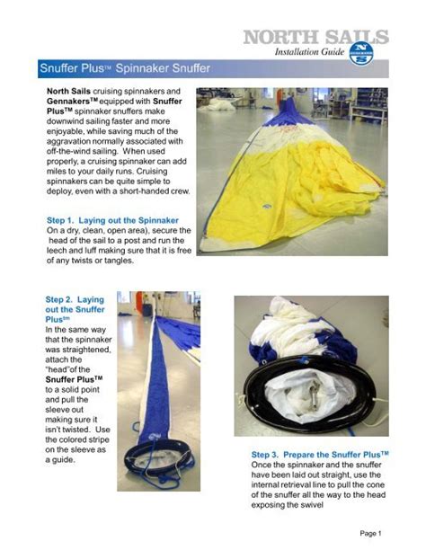 Cruising Spinnakers And Snuffer North Sails