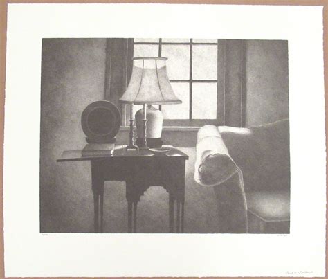 American Artist Nick Patten Pencil Signed Lithograph “salem Interior” Holzman Antiques