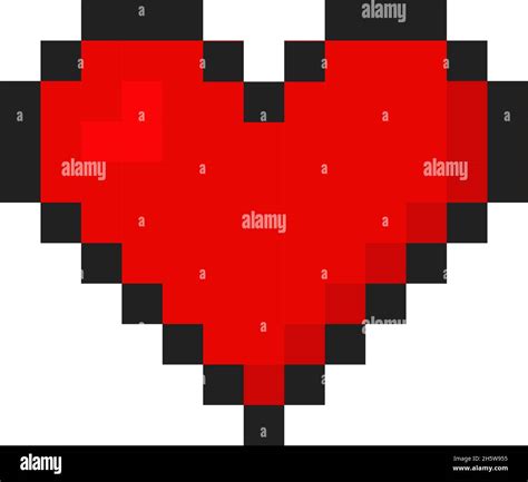 8 Bit Heart Vector