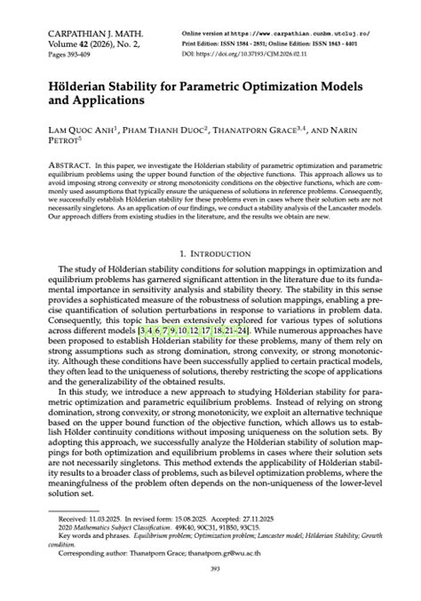 Holderian Stability For Parametric Optimization Models And Applications