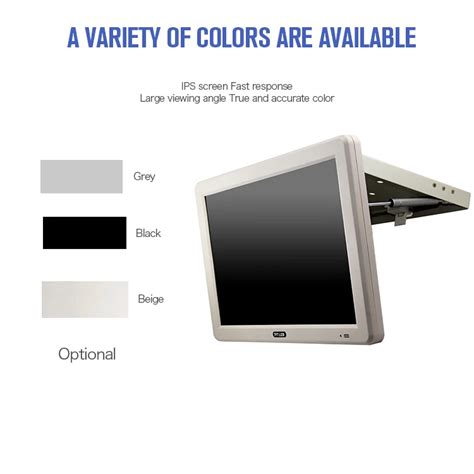 17 Inch Bus Ceiling Monitor Travel Entertainment Solution