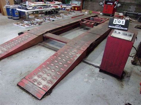 Hunter Model Rl Automotive Scissor Lift Alignment Rack 16000 Lbs