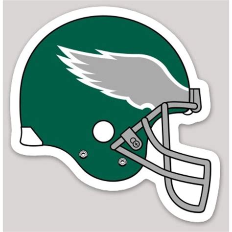 Philadelphia Eagles Retro Helmet Logo Vinyl Sticker At Sticker Shoppe