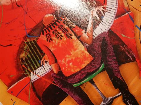 Marcus Glenn Keys To The Soul Red Art Lithograph With Spot Varnish Print Includes Coa And Artist