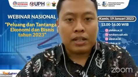 Galeri Ptic Webinar Nasional Peluang Dan Tantangan Ekonomi Dan Bisnis Tahun 2023