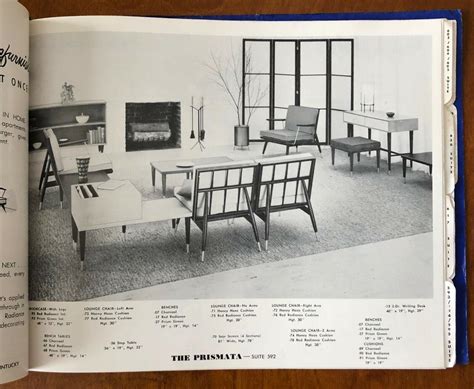 1950s Furniture Catalog Mengel Permanized Mcm Raymond Loewy Louisville
