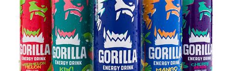 Gorilla Energy Original Energy Drink Zero Sugar And 200mg