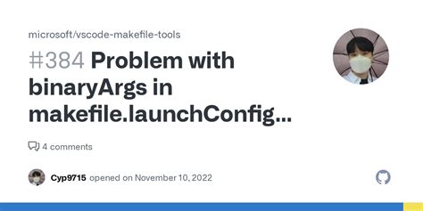 Problem With Binaryargs In Makefilelaunchconfigurations Not Being Applied · Issue 384