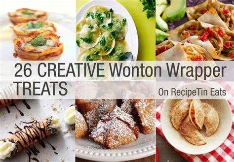 26 Creative Bites Made With Wonton Wrappers Recipetin Eats