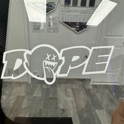 Dope Ghost Car Decal Jdm Drift Vinyl Decal High Quality Sticker Etsy