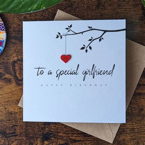 Personalised Birthday Card For Special Girlfriend By Ace Cards