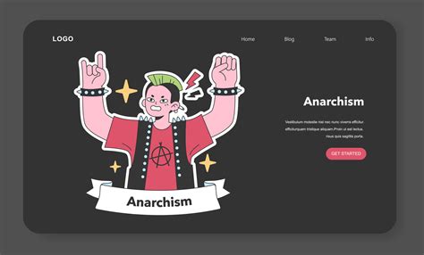Emblematic Anarchist Figure Flat Vector Illustration 42115776 Vector