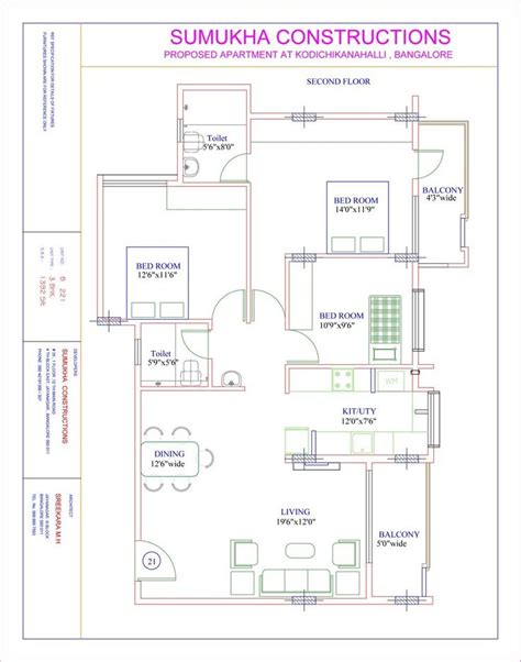 Duplex House Plan For North Facing Plot