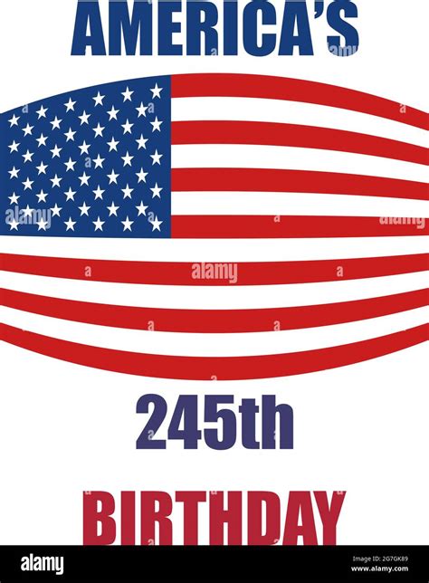 American 4th Of July Themed Wallpaper With The Us Flag For The 245th