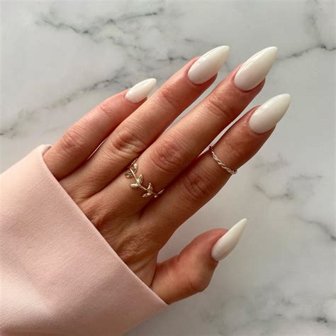 Milky Way Creamy White French Nail Powder White Nail Designs