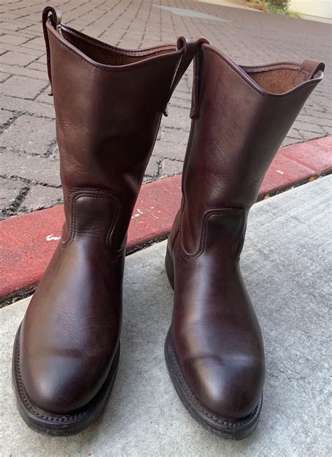 Custom Dyed Red Wing 1114 Pecos Pull On Boots Rredwingshoes