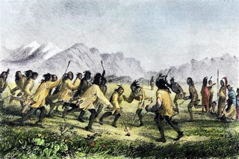 History Of Indigenous Peoples Native Americans Playing The Game Of