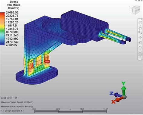 16 Computational Simulation Of Stress Profile In Container Fixture