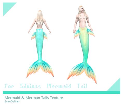 Second Life Marketplace ♦evandelilan♦ Texture For 5joints Mer Tail 21