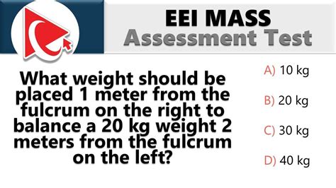 Eei Test Template 1 Practice Assessment Tests