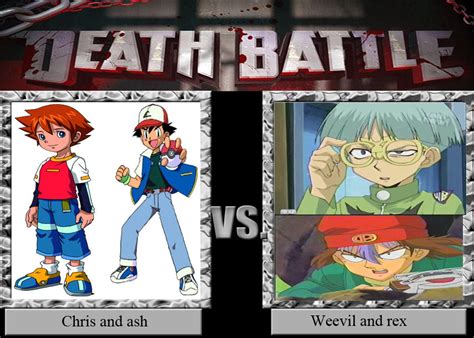 Chris And Ash Vs Weevil And Rex By Optimuspride1234 On Deviantart