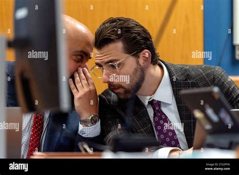 Attorney Scott Grubman Left And Attorney Robert Wilson Both Representing Defendant Kenneth