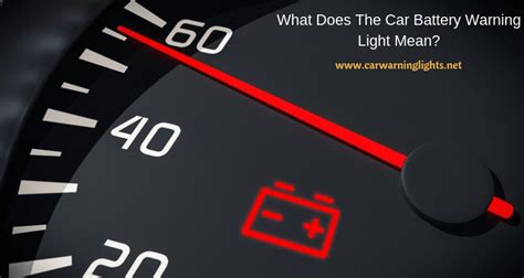What Does The Car Battery Warning Light On The Dashboard Mean