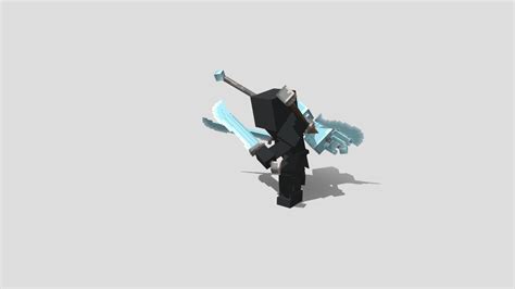 Minecraft Weapon Attack Vfx Blockbench Buy Royalty Free 3d Model By Artsbykev [4ec9286