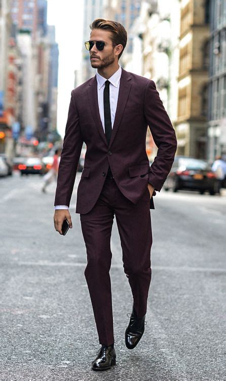 Noobelblog Mens Fashion Styles How To Wear A Maroon Suit Black