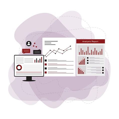 Premium Vector Analysis Marketing