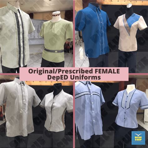 Original Prescribed Deped Teachers Uniform For Womens Mon Tue