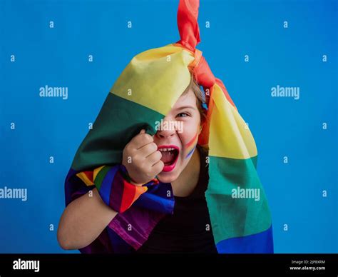 Girl Solidarity Respect Rainbow Flag Lgbt Girls Solidarities