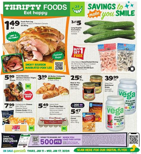 Thrifty Foods Promotional Flyer Valid From 11 01 To 17 01 Page Nb 1 Flyers
