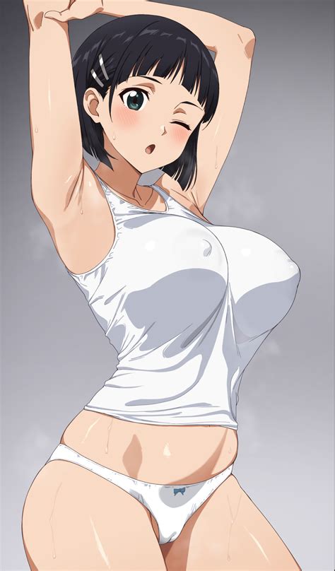 Fuooooo Kirigaya Suguha Sword Art Online Commentary Request Commission Highres Pixiv