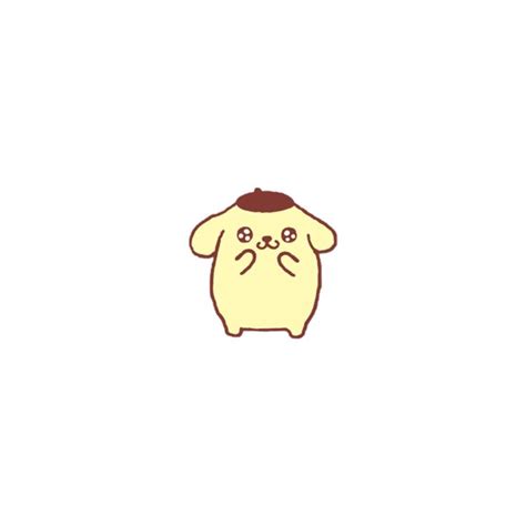 Pompompurin White Icon Anwendungssymbol