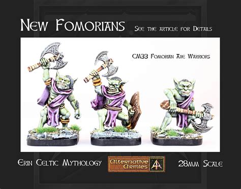 Alternative Armies Fomorian Axe Warriors New For 28mm Erin Celtic