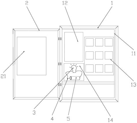 一种具有照明功能的电表箱的制作方法