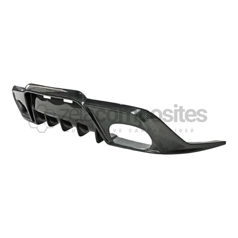 2009 2012 Hyundai Genesis Carbon Fiber Rear Diffuser Zetacomposites