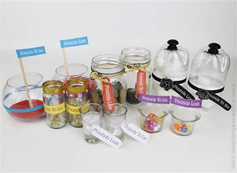 Watch Those Pounds Come Off With Weight Loss Tracker Jars Craft Your
