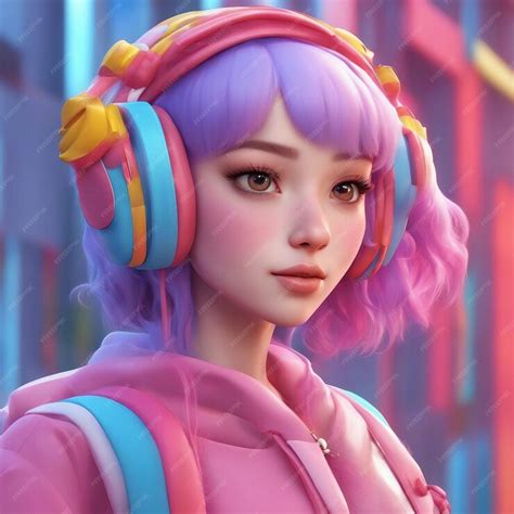 Premium Ai Image 3d Game Girl Premium Ai Image 3d Game Girl