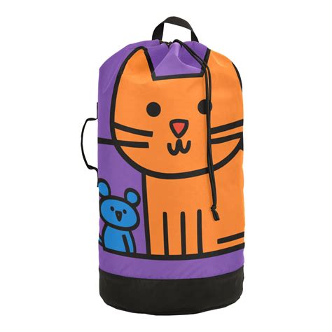 Heavy Duty Laundry Backpack Backpack Laundry Bag With Drawstring