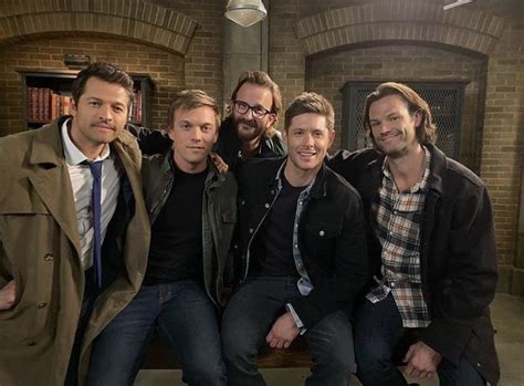 Behind The Scenes Supernatural Crew Supernatural Group Spn Cast