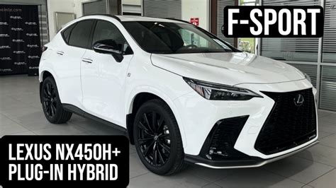 Lexus Nx450h F Sport Plug In Hybrid 4k Walkaround White On Black
