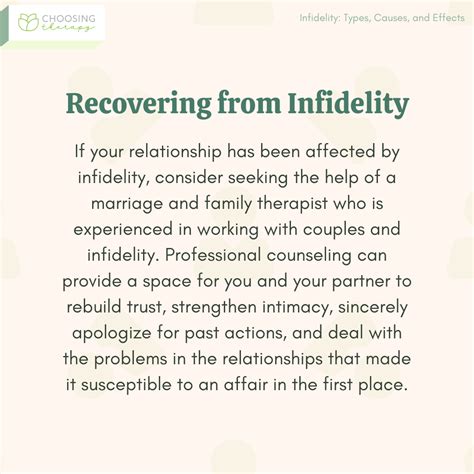 Infidelity Types Causes And Effects