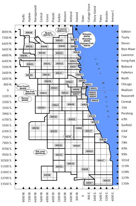 Chicago Zip Code Map Artofit