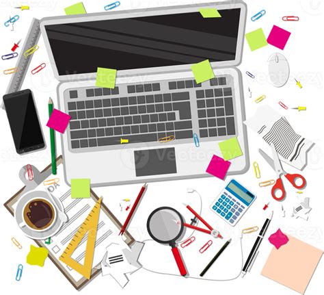 Creativo Lío A Lugar De Trabajo 35858152 Png