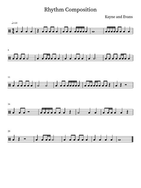 Rhythm Composition Pdf