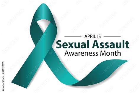 Vector Illustration On The Theme Of Sexual Assault Awareness Month Of