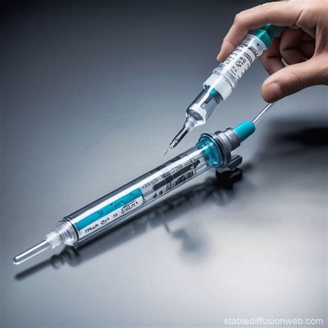 Modern Medical Injection Syringe Device Stable Diffusion Online